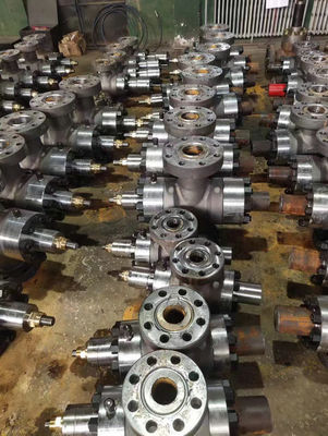 9 Inch Choke Kill Manifold Adjustable Wellhead With Choke Valves