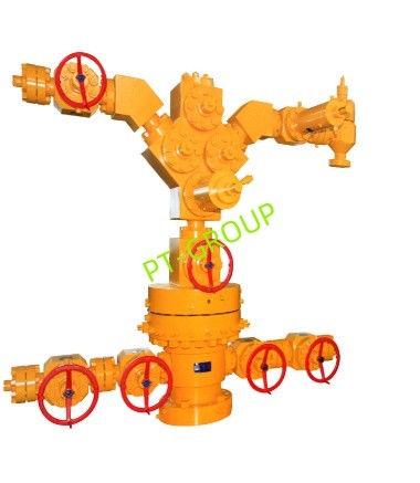 Casing Head API 6A Anti Corrosion Integraled Wellhead And Christmas Tree
